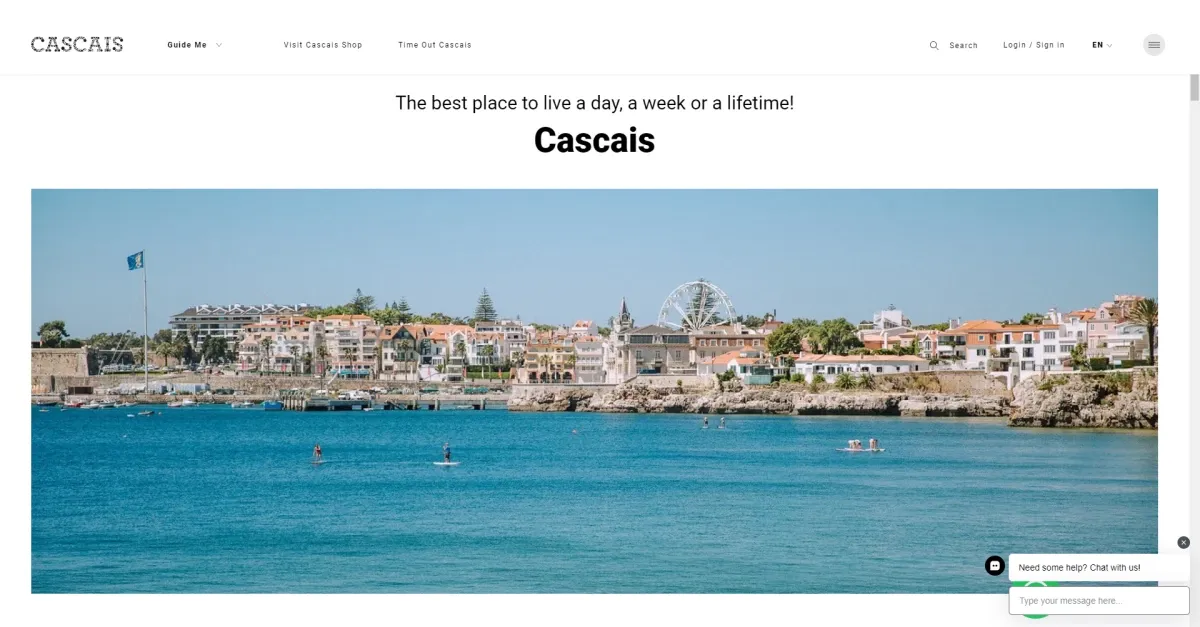 Create IT develops new portal Visit Cascais